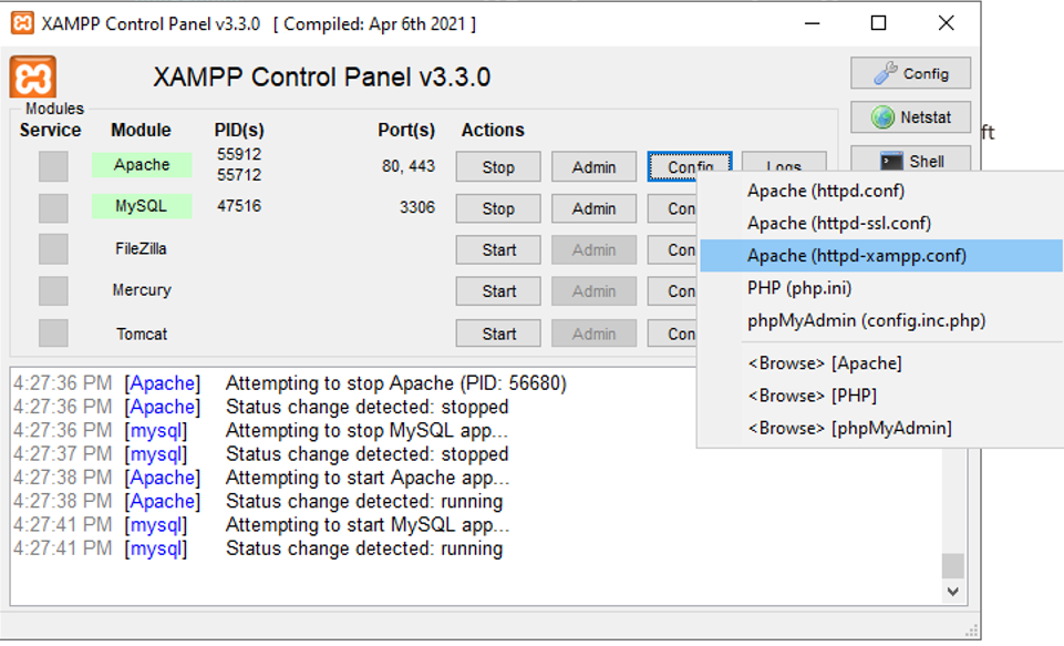 How to access localhost when using XAMPP