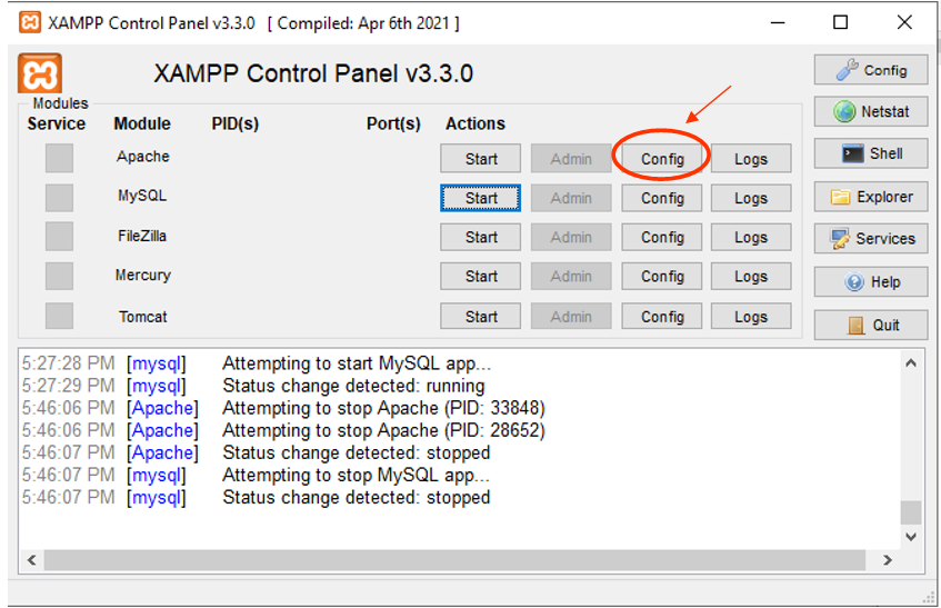 How to locate php.ini when using XAMPP