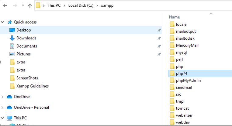 How to install multiple PHP versions when using XAMPP